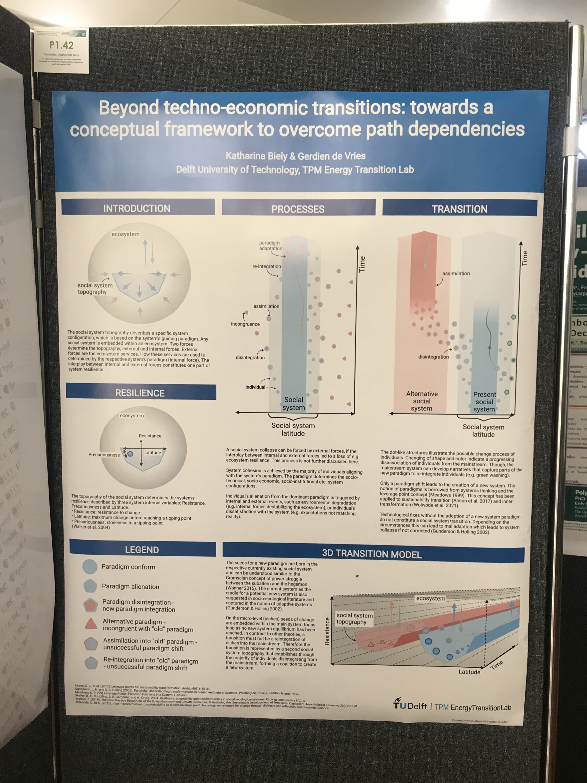 Presenting a poster at ERSS 2022 – TPM Energy Transition Lab